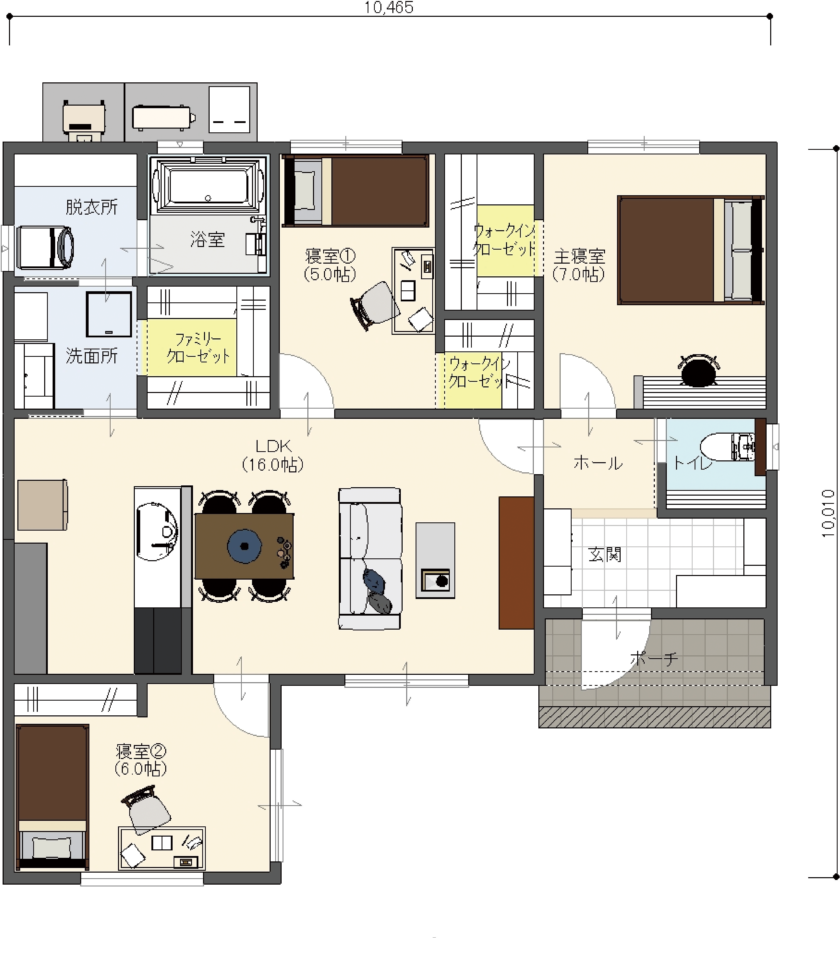 人気の平屋、新築するなら2LDK？3LDK？理想の間取りを実現するポイントとは｜イシンホーム家づくりコラム